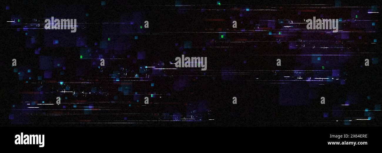 Glitch game effect tv screen with pixel texture background. Vhs digital ...