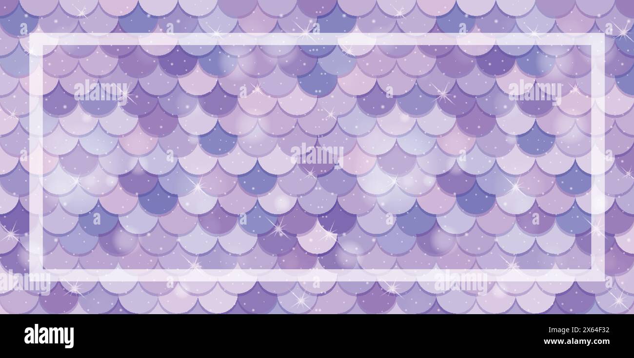 Vector illustration of overlapping scales in purple hues Stock Vector ...