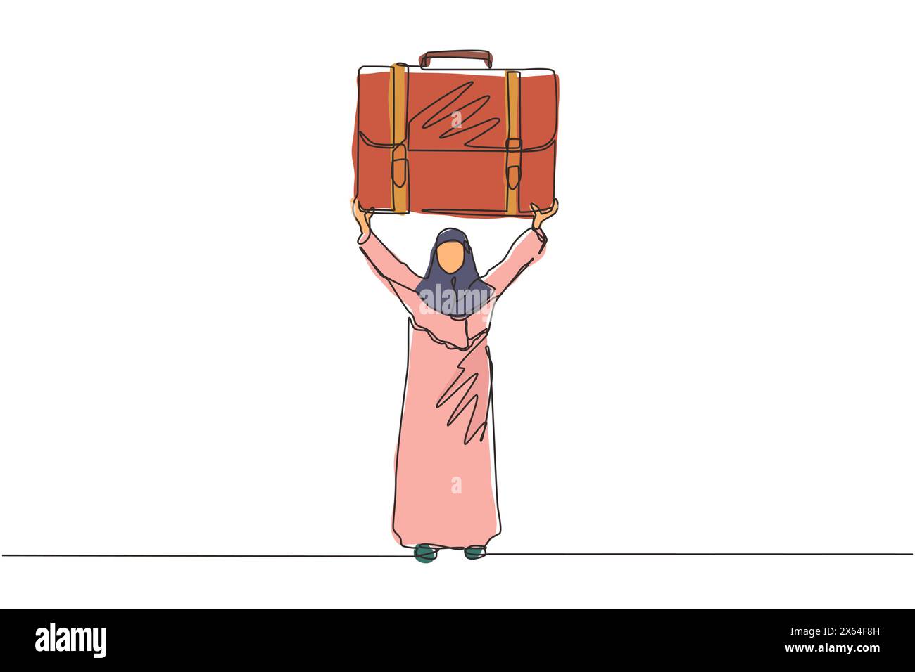 Cheerful businesswoman rejoices success Stock Vector Images - Alamy