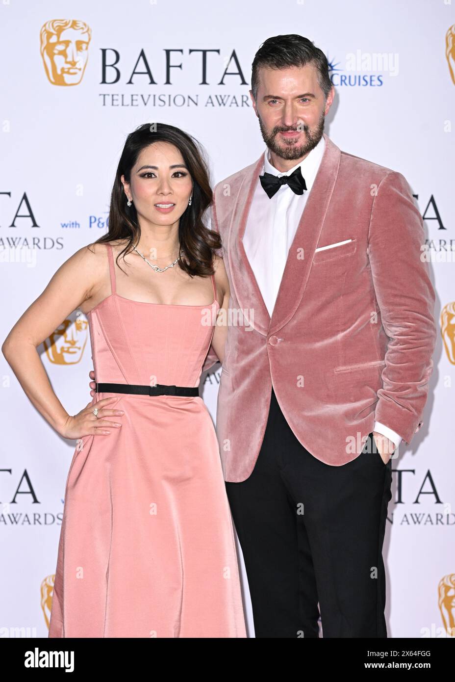 London, UK. May 12th, 2024. Jing Lusi and Richard Armitage at The BAFTA ...