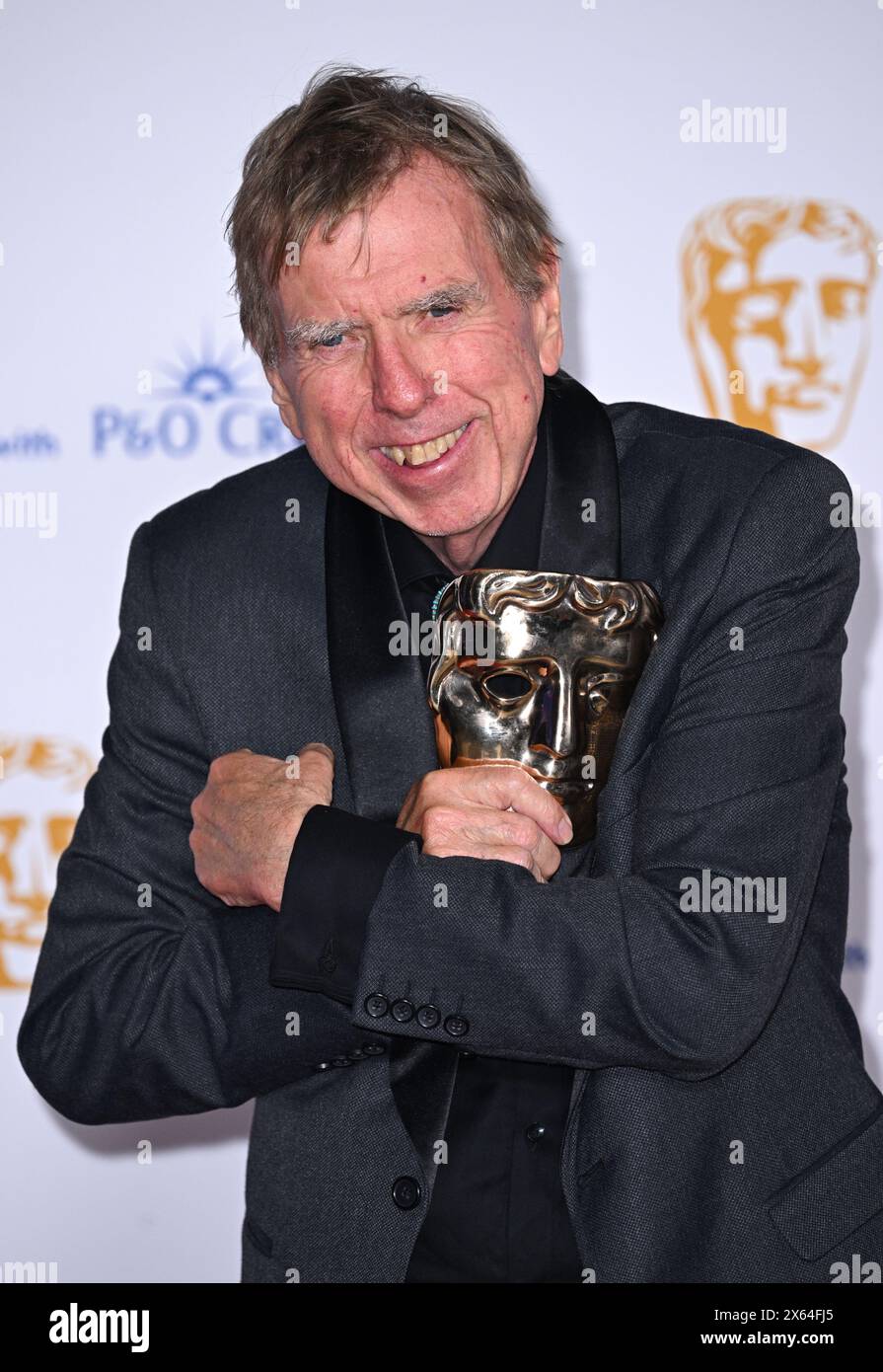 London, UK. May 12th, 2024. Timothy Spall with the Leading Actor BAFTA ...