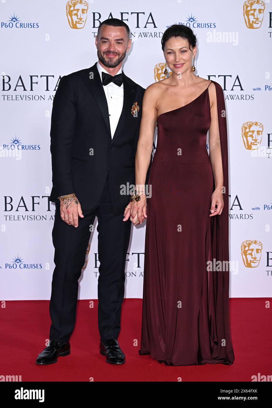 London, UK. May 12th, 2024. Emma Willis and Matt Willis in the Awards ...