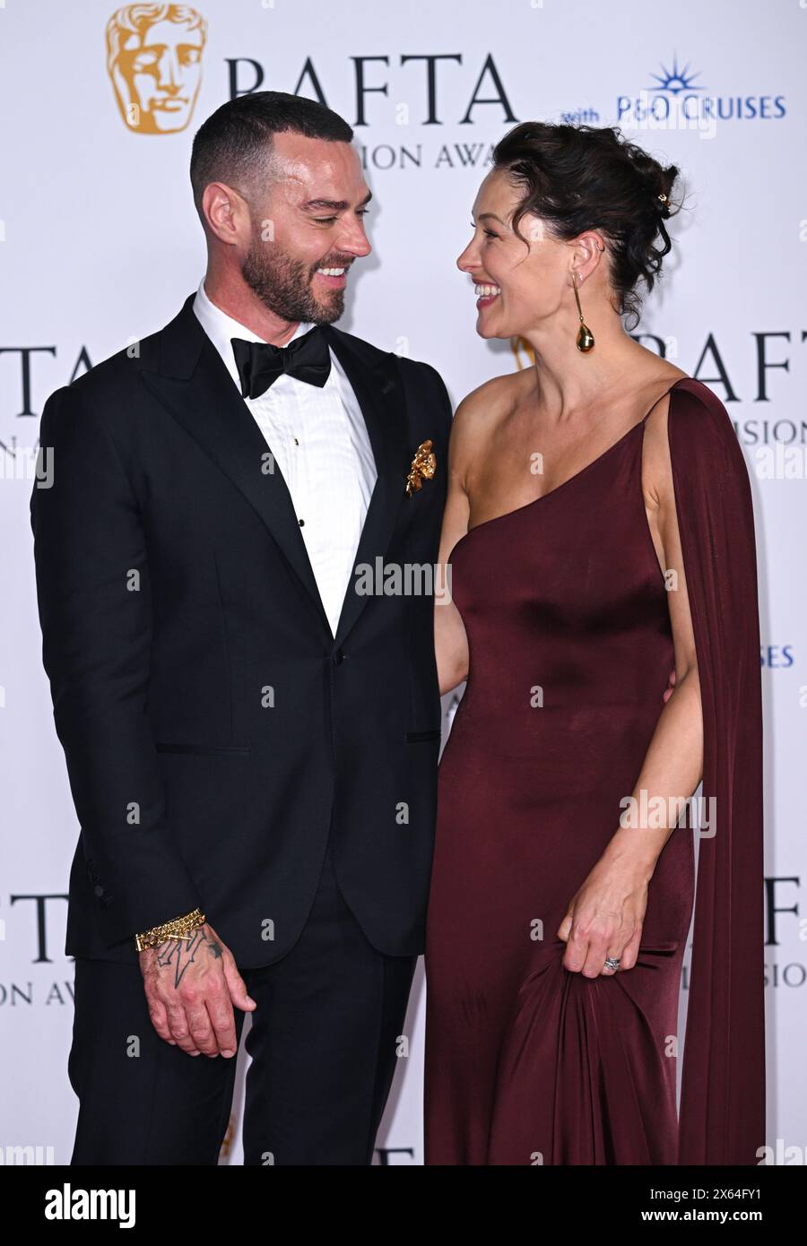 London, UK. May 12th, 2024. Emma Willis and Matt Willis in the Awards ...