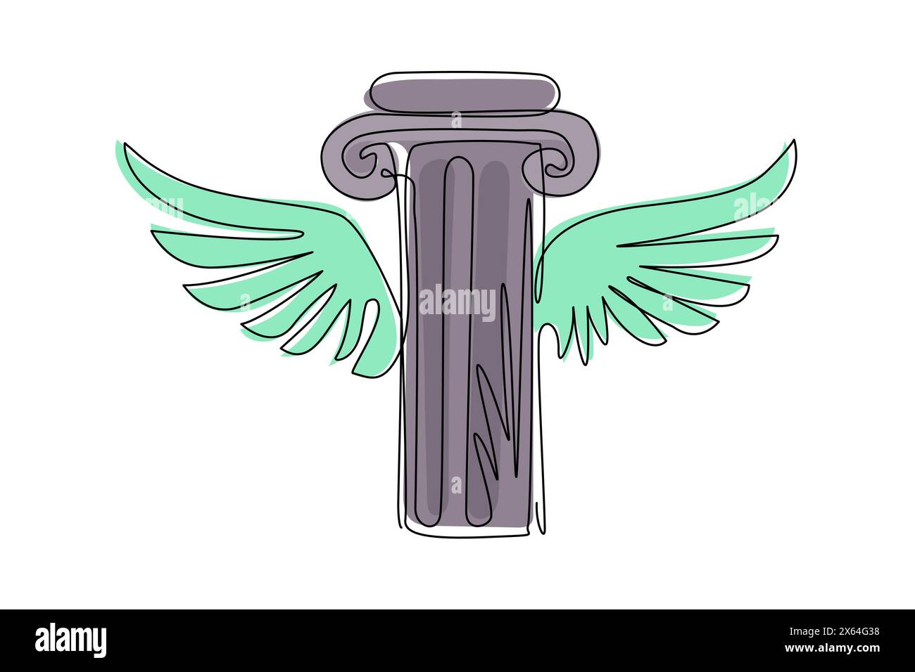 Winged architecture Stock Vector Images - Alamy