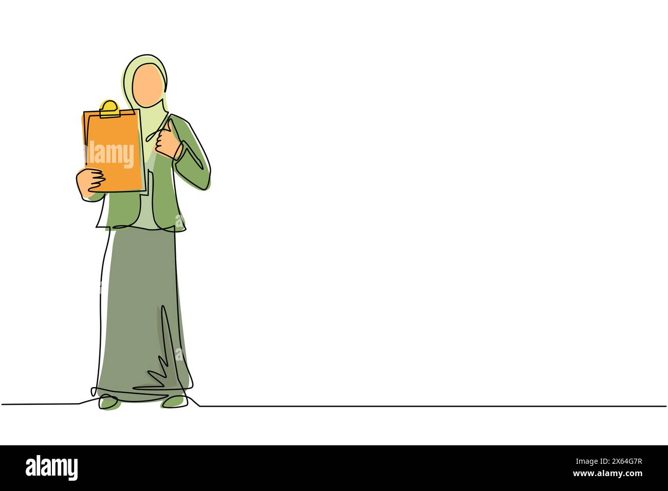 Beautiful muslim businesswoman wearing Cut Out Stock Images & Pictures ...