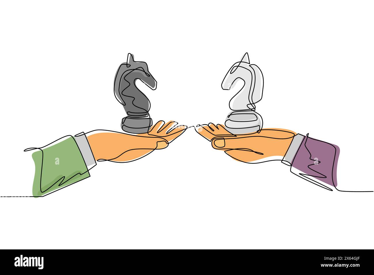 Hand hands strategy game Stock Vector Images - Alamy