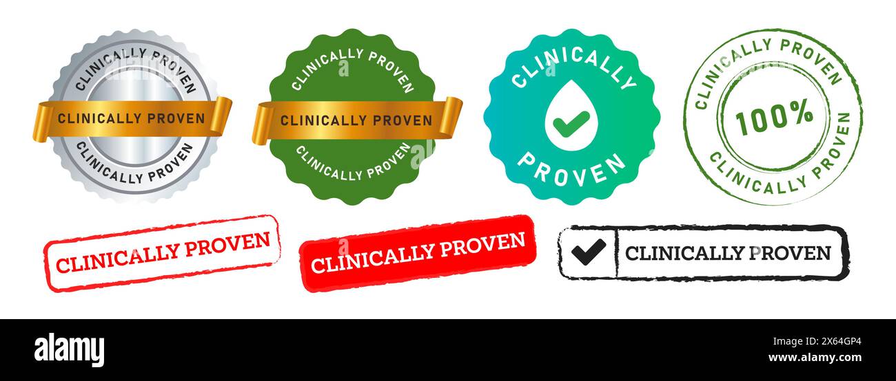 clinically proven rectangle and circle stamp seal badge sign for safe ...