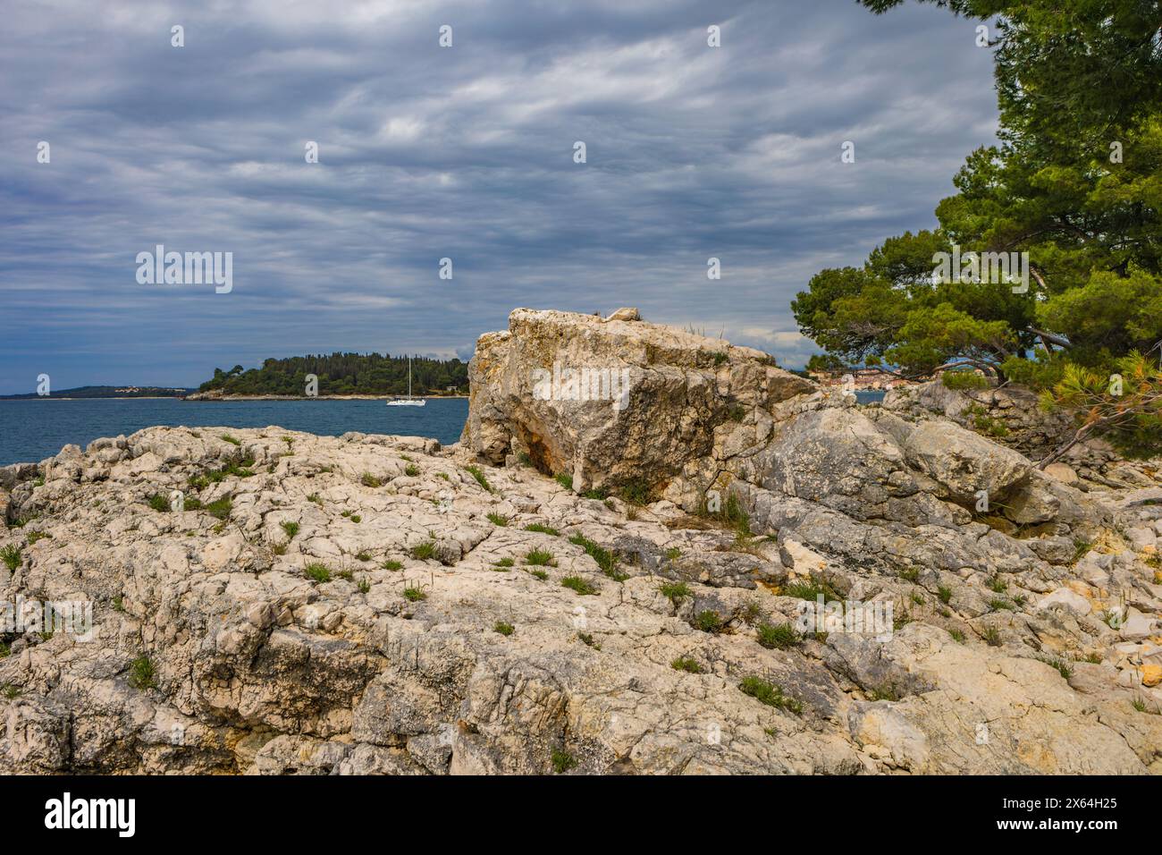 Rest on the Adriatic Sea, May weekend in Croatia, visiting Rovinj on ...