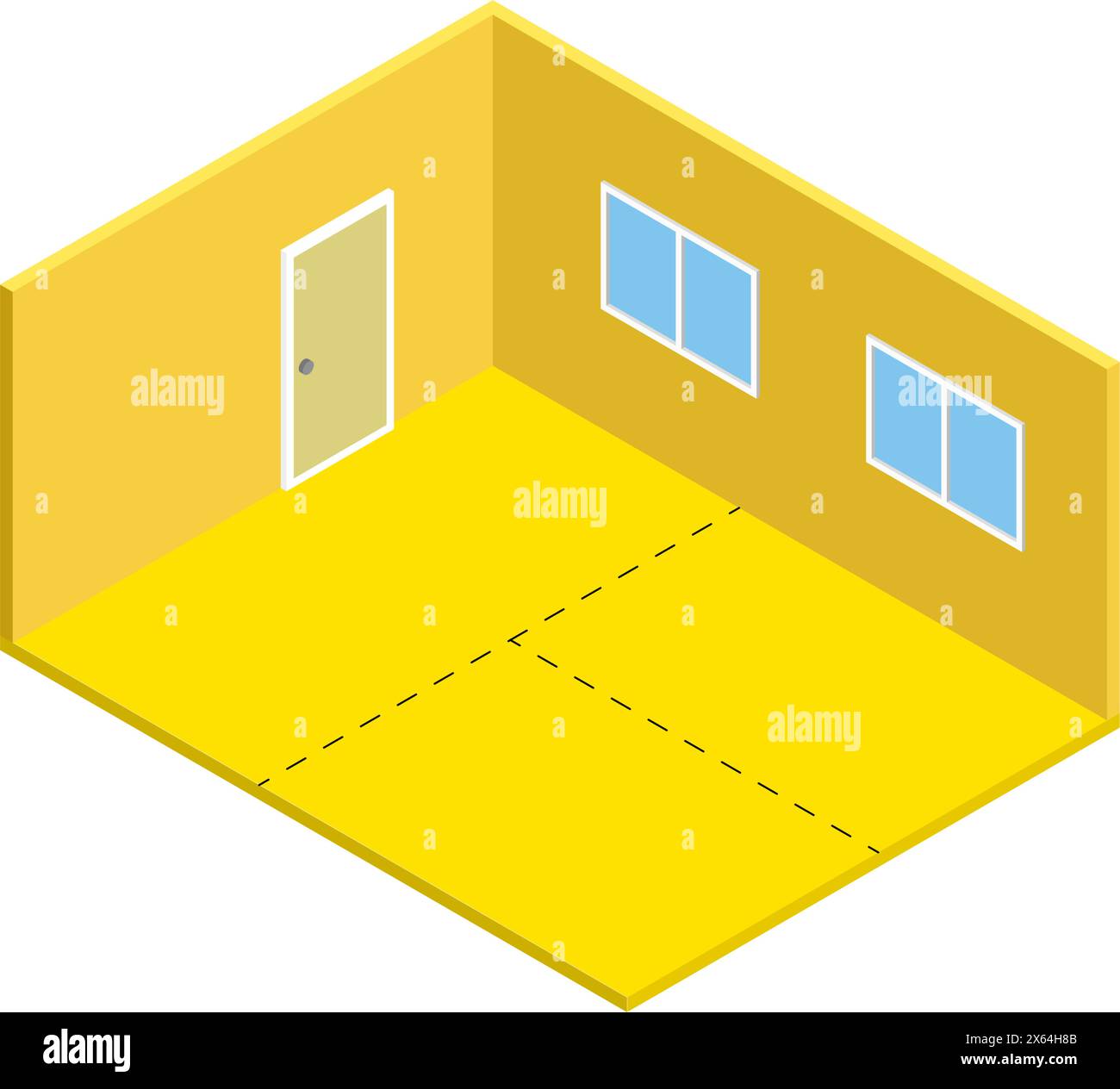 For Rent: Floor plans, isometric illustrations, Vector Illustration ...