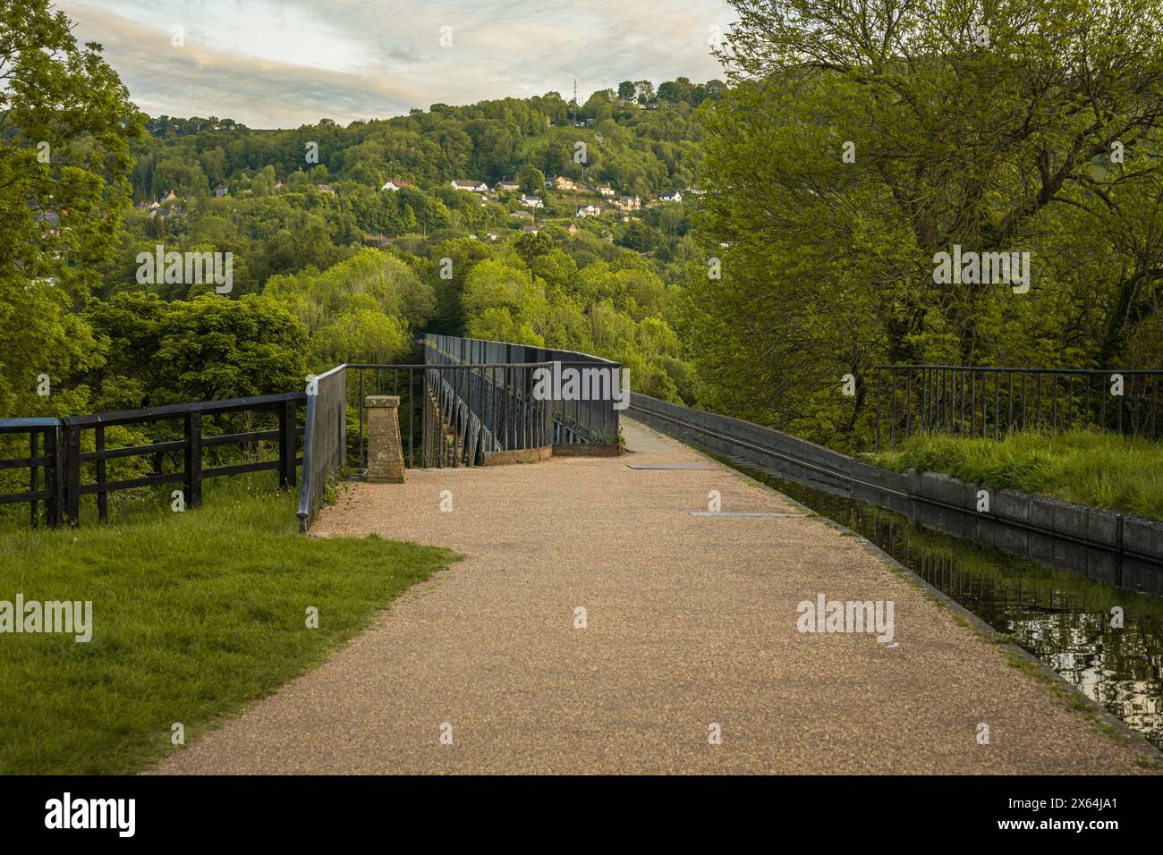 The Pontcysyllte Aqueduct in Trevor, Wrexham, Clwyd, Wales, UK Stock ...