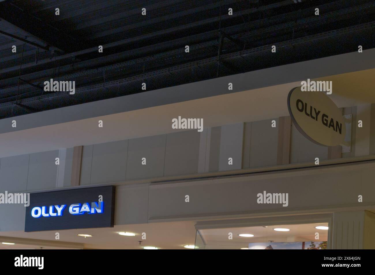 Bordeaux , France - 05 12 2024 : ollygan sign brand logo store olly gan ...