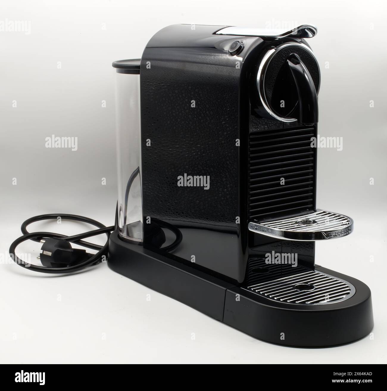 Nespresso Citiz, compact coffee machine isolated on white background ...