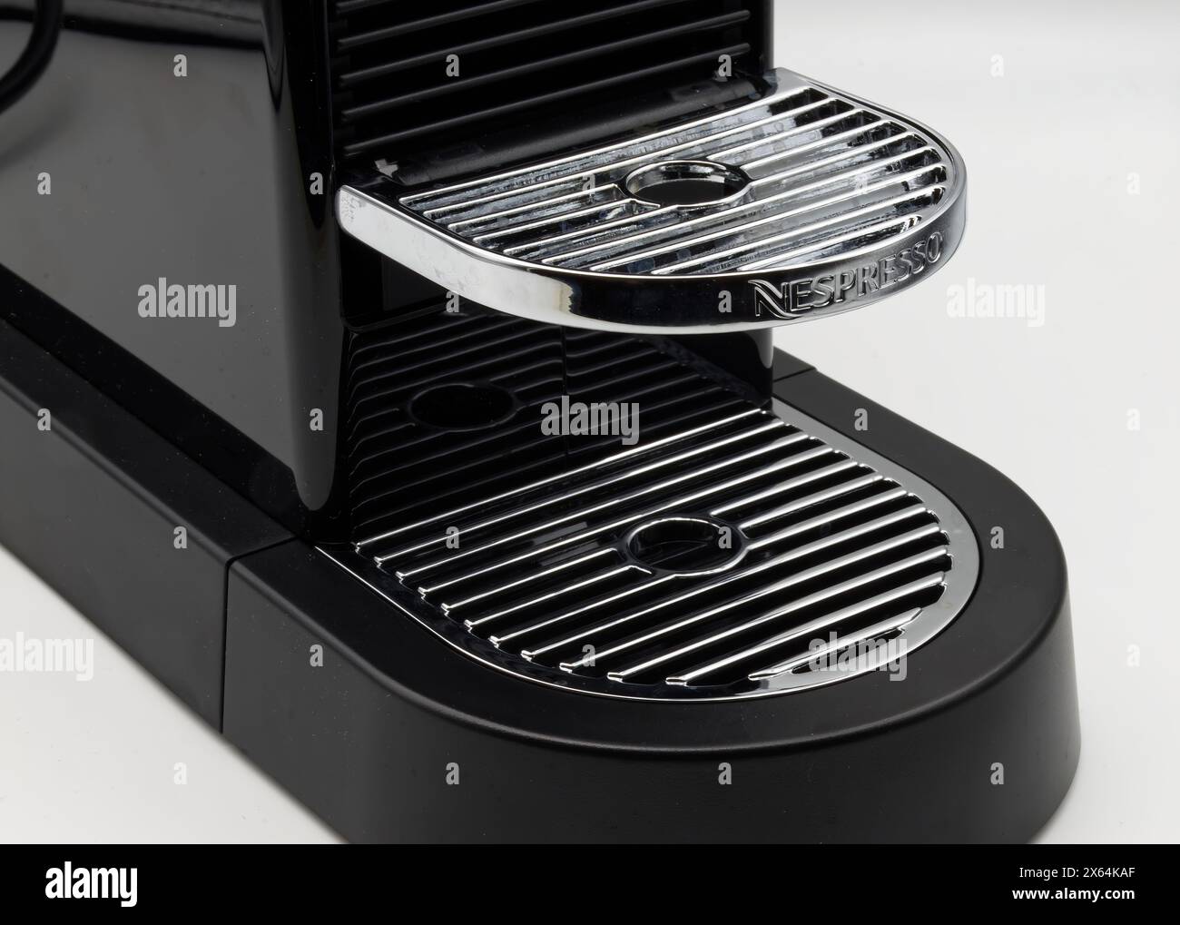 Nespresso Citiz, compact coffee machine isolated on white background ...