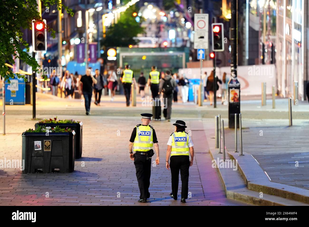 Police Scotland chief constable Jo Farrell, with inspector Jonathan ...