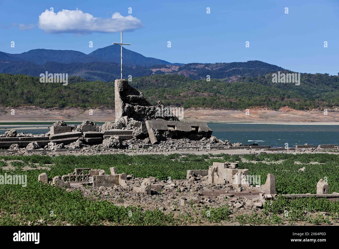 May 12, 2024, Pantabangan, Pantabangan, Philippines: Remnants of the ...