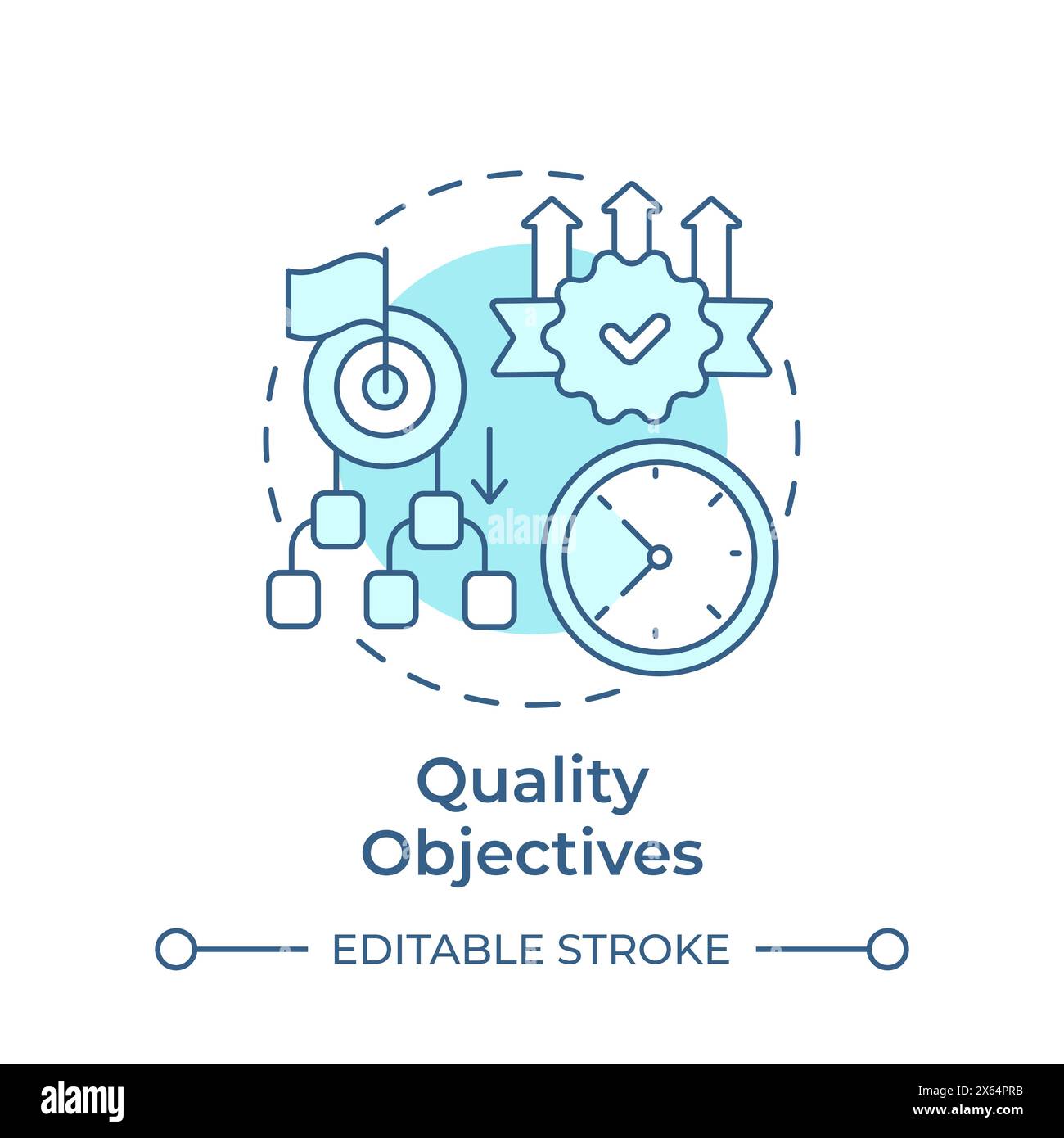 Smart objectives Stock Vector Images - Alamy
