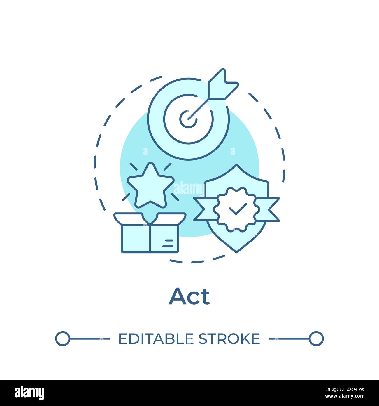 Act soft blue concept icon Stock Vector Image & Art - Alamy