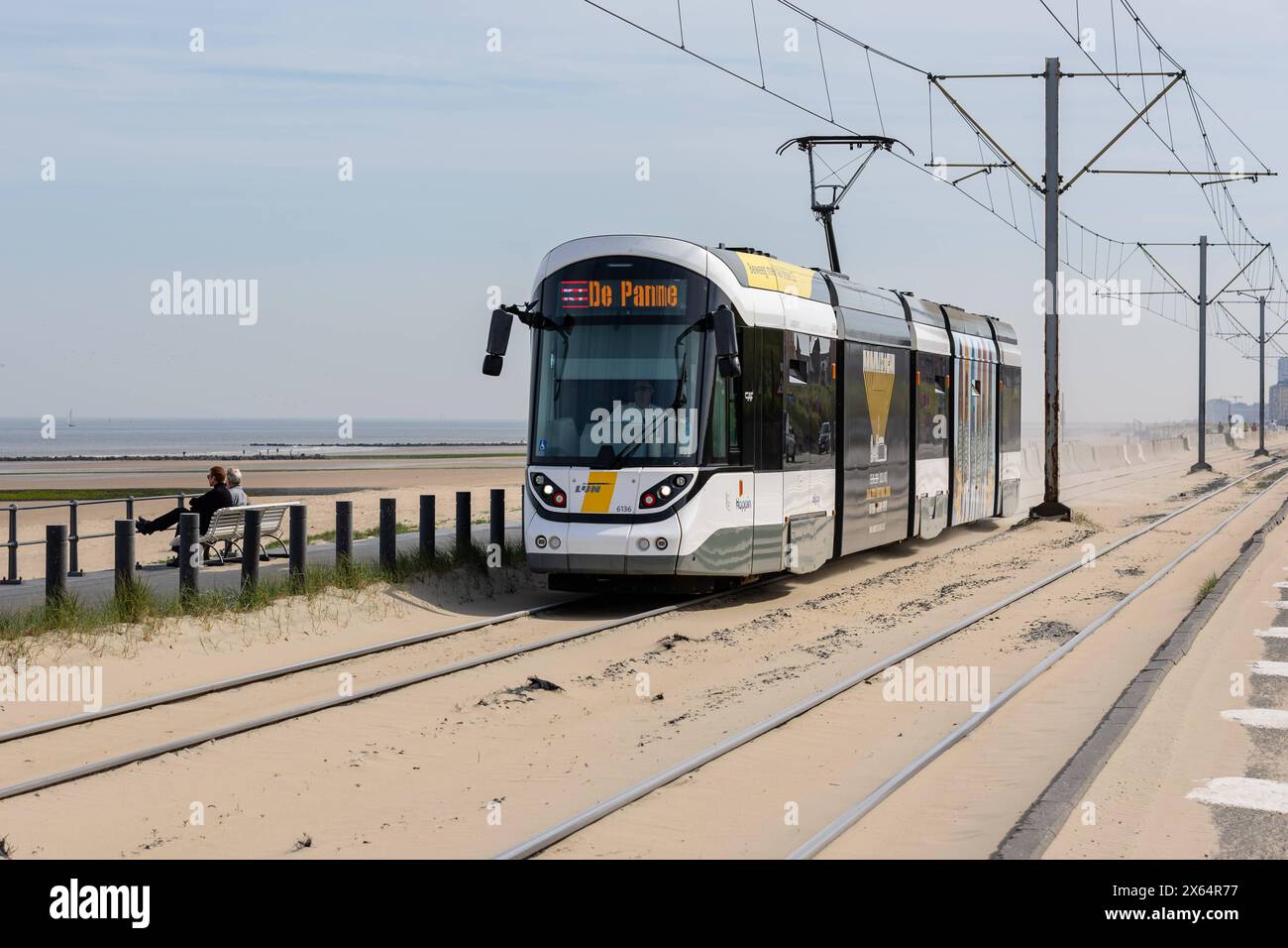 Die Küstenstraßenebahn Kusttram - De Lijn galt lange als die längste ...