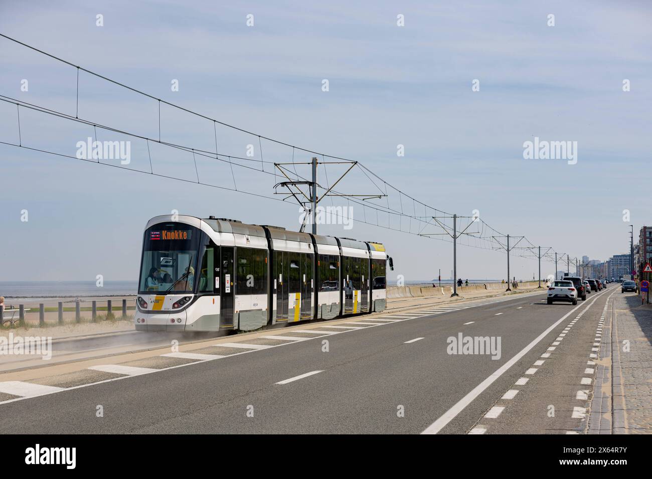 Die Küstenstraßenebahn Kusttram - De Lijn galt lange als die längste ...