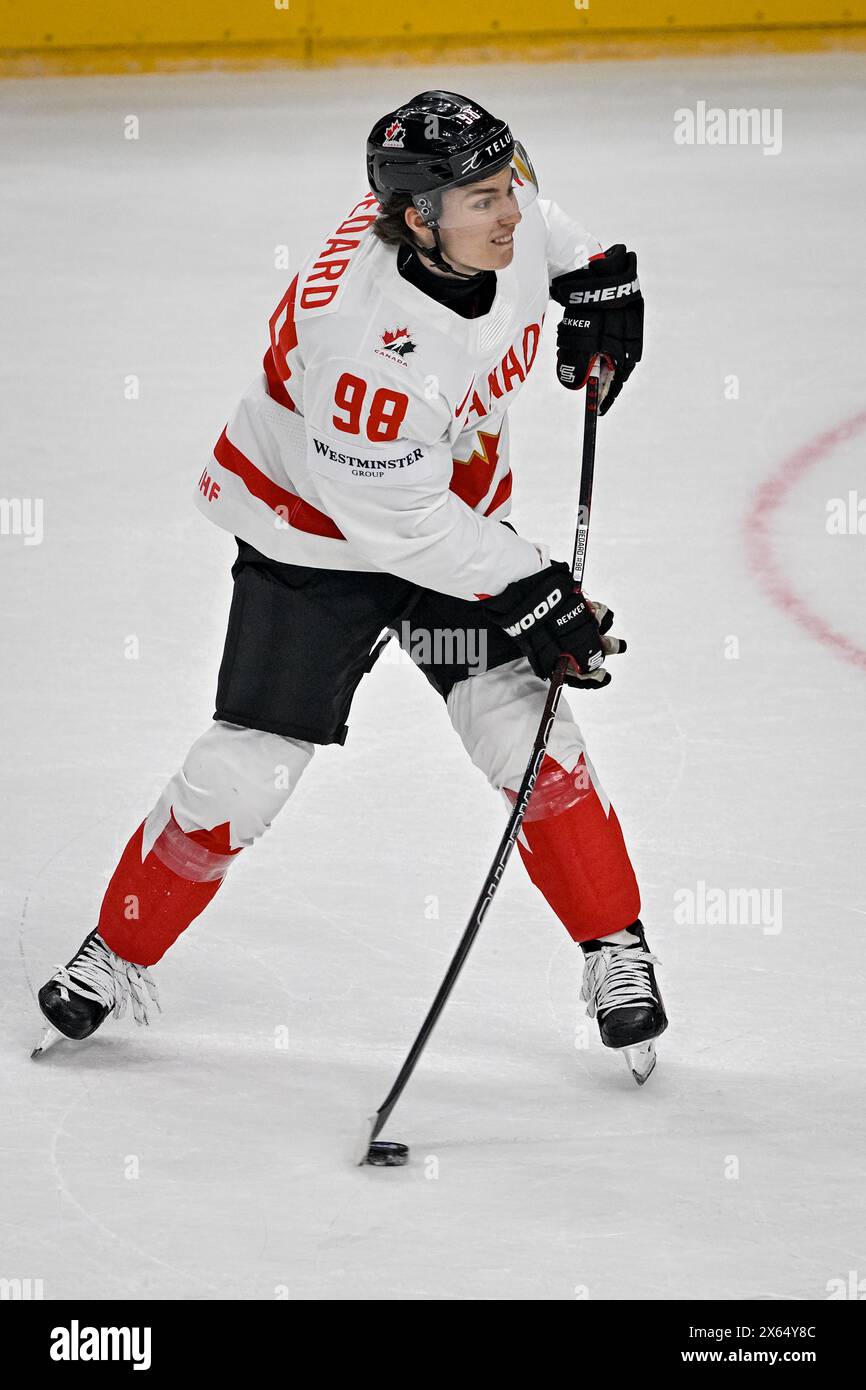 Denmark vs Canada group A match of the 2024 IIHF World Championship, in ...