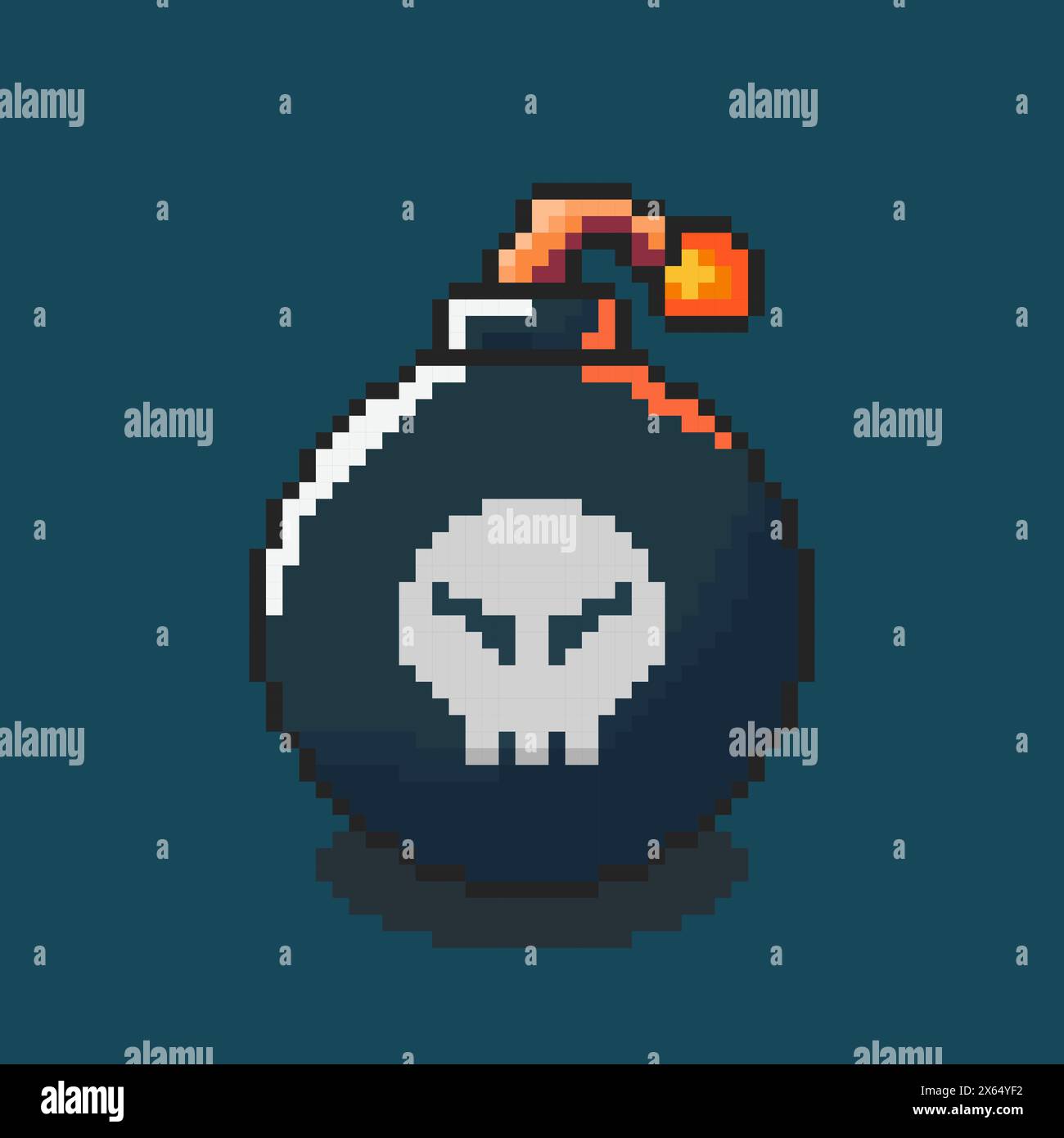 Cartoon explosion effect game Stock Vector Images - Alamy