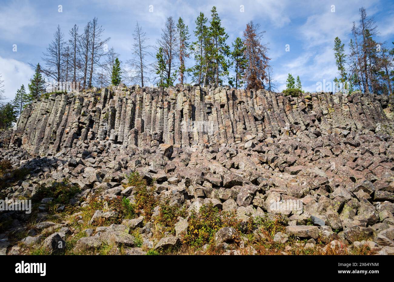 Obsidian Cliff at Yellowstone National Park, USA Stock Photo - Alamy