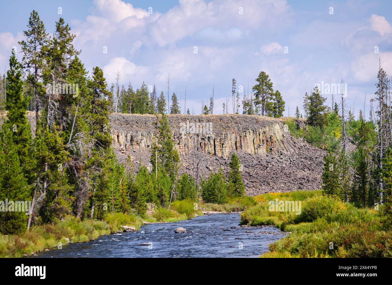 Obsidian Cliff at Yellowstone National Park, USA Stock Photo - Alamy