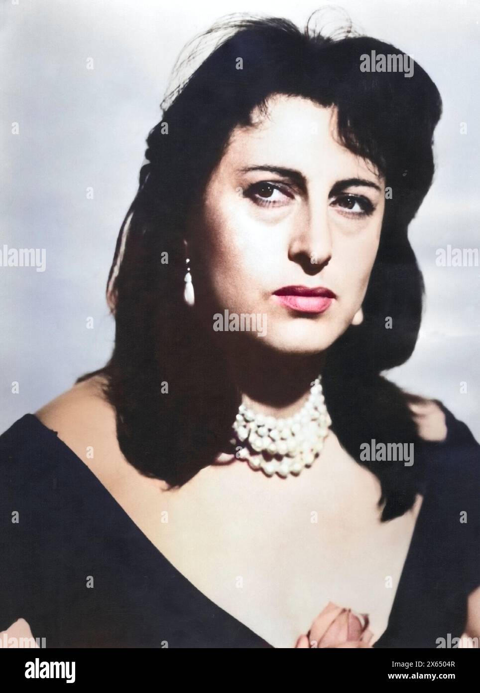 Magnani, Anna, 7.3.1908 - 26.9.1973, Italian actress, portrait, circa ...