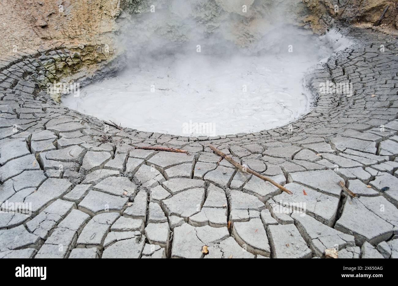 The Mud Volcano at Yellowstone National Park, USA Stock Photo - Alamy
