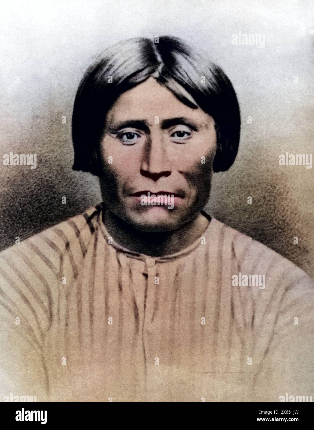 19th century portrait native american hi-res stock photography and ...