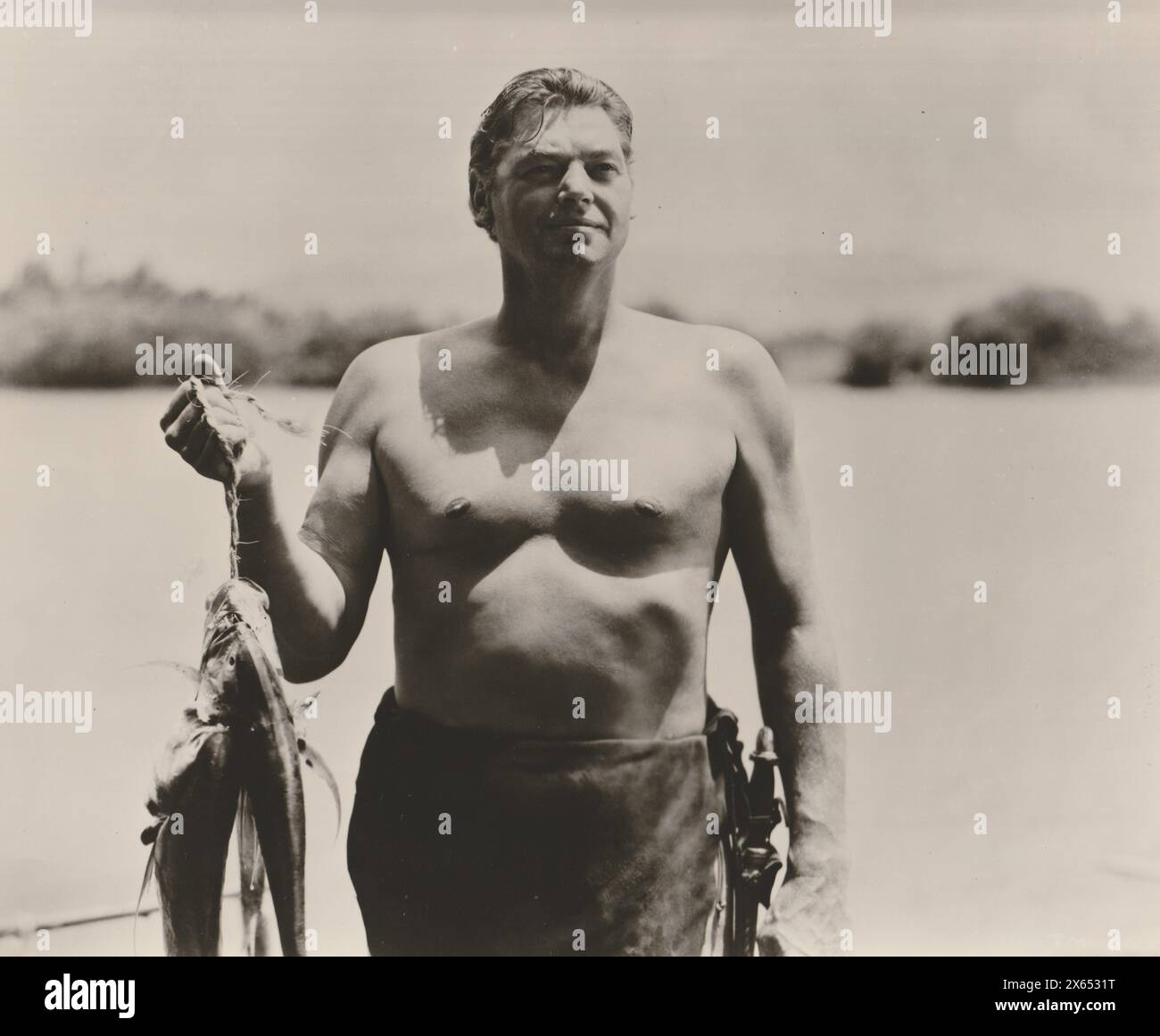 Johnny Weismuller Tarzan Stock Photo - Alamy