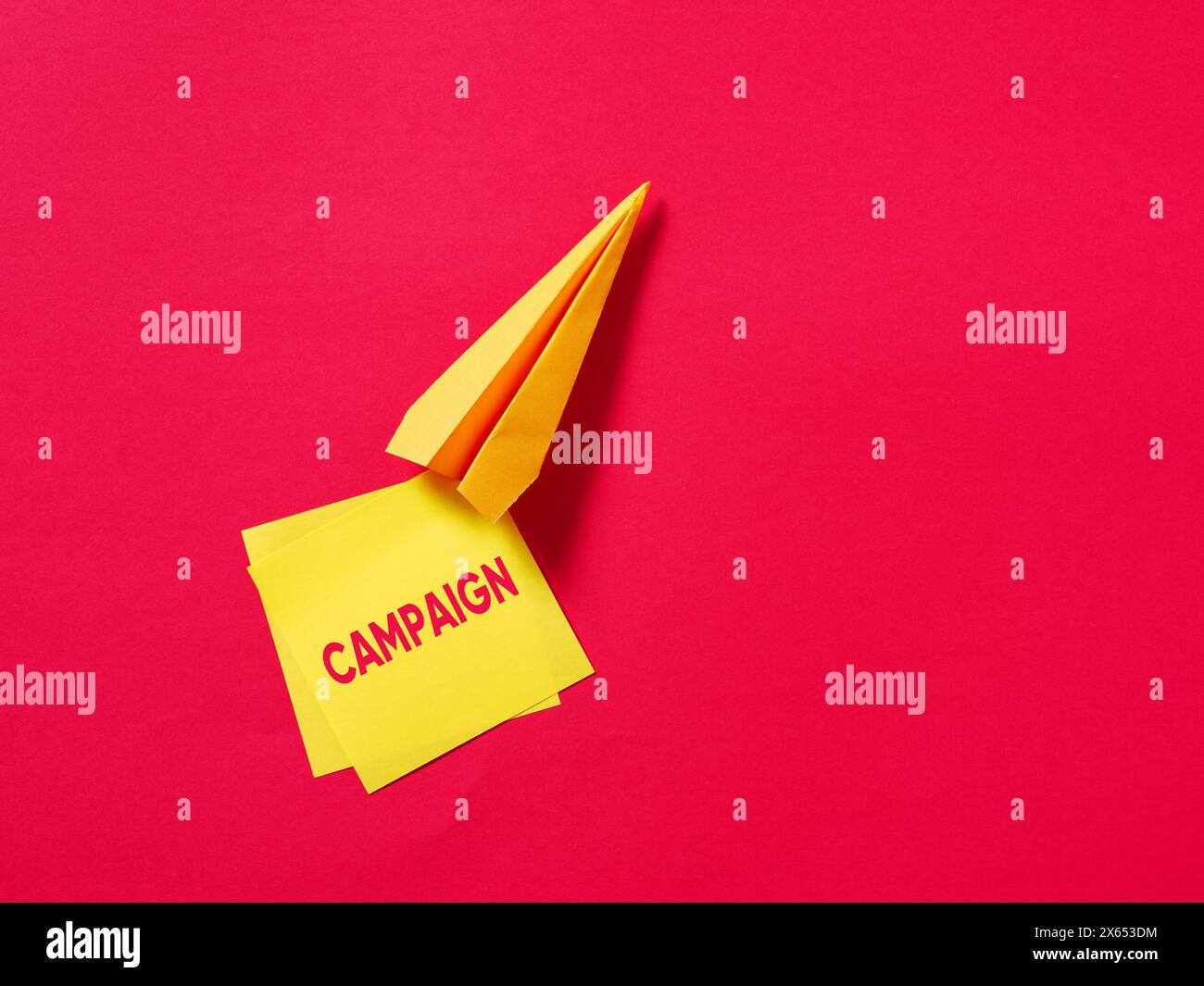 New campaign announcement concept. Marketing campaign promotion. Paper ...