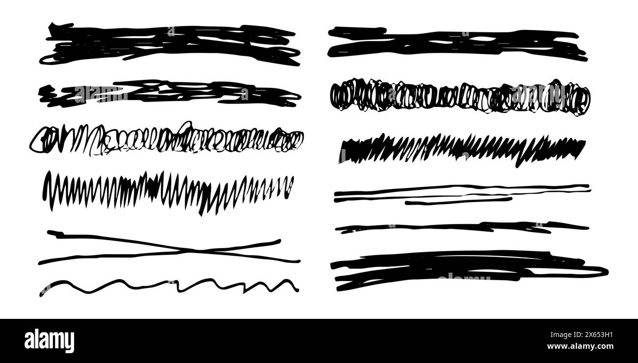 Strikethrough stroke Stock Vector Images - Alamy