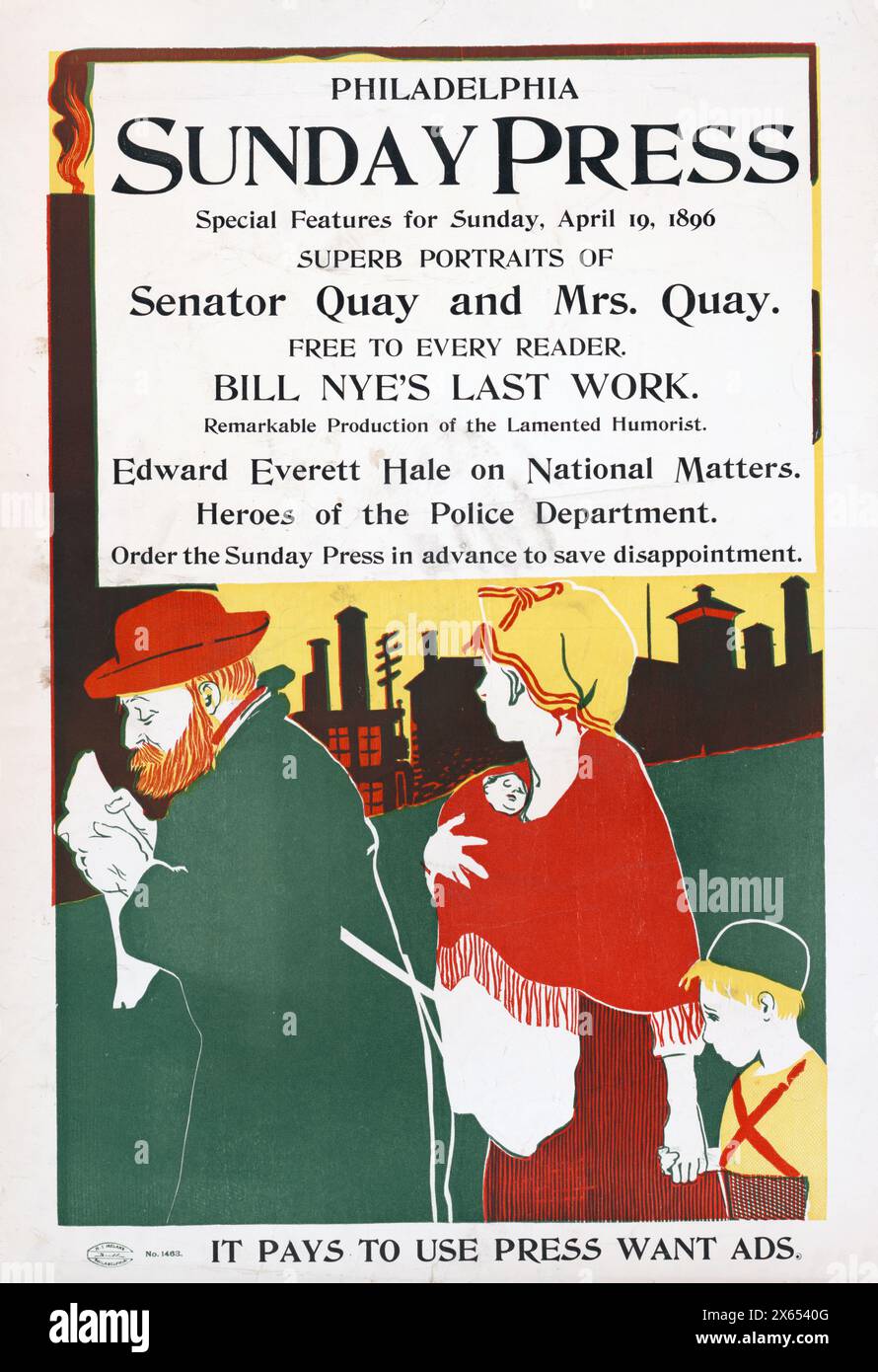 George Reiter Brill (American illustrator, 1867-1918) Philadelphia ...