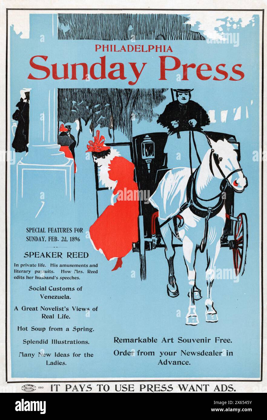 George Reiter Brill (American illustrator, 1867-1918) Philadelphia ...