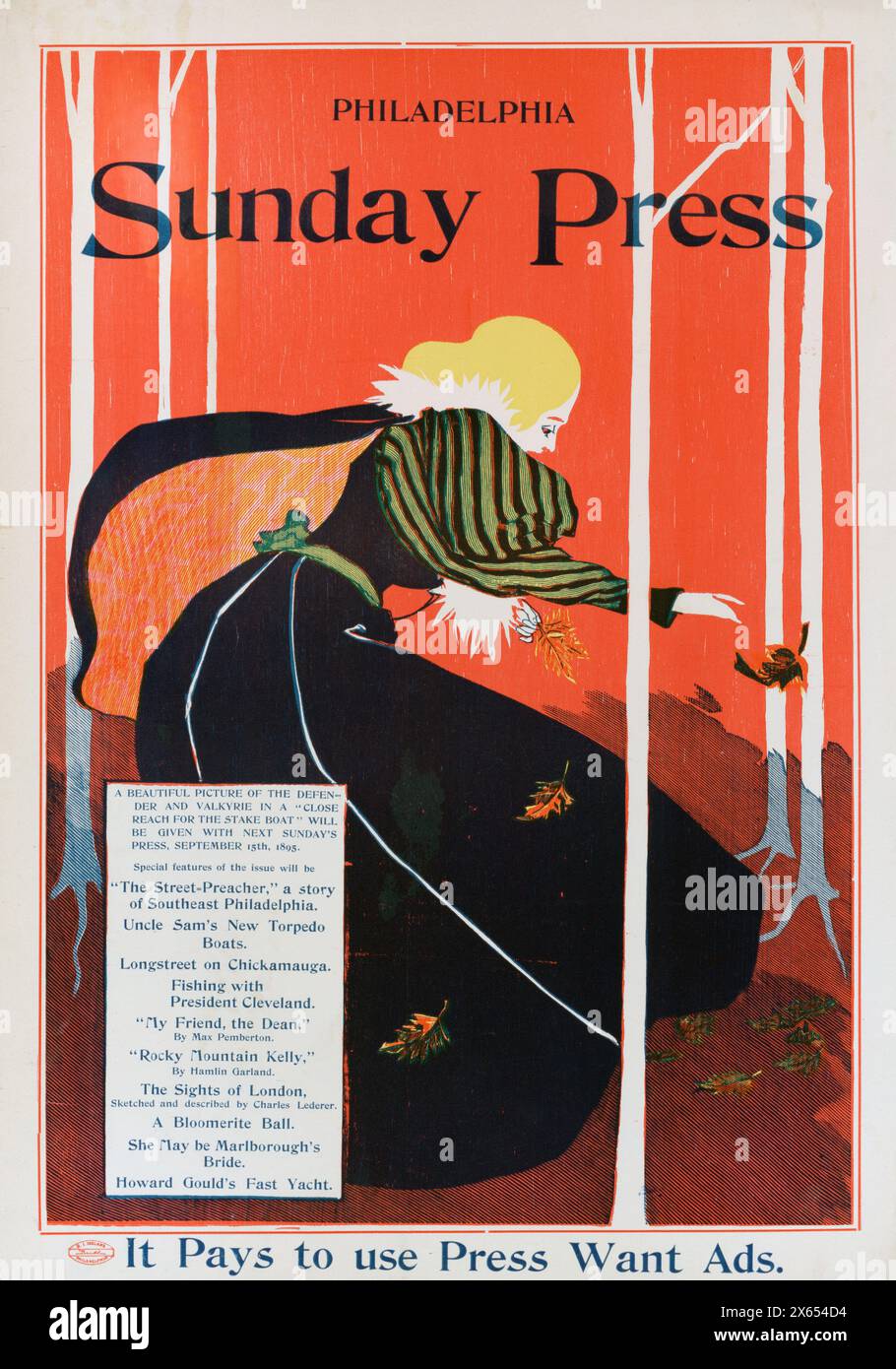 Philadelphia Sunday Press - George Reiter Brill (American illustrator ...