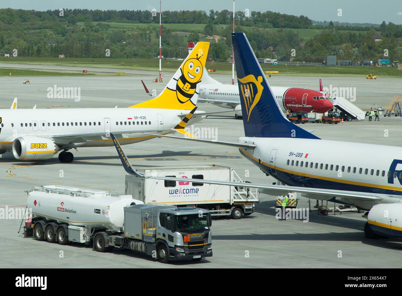 Krakow airport hi-res stock photography and images - Alamy