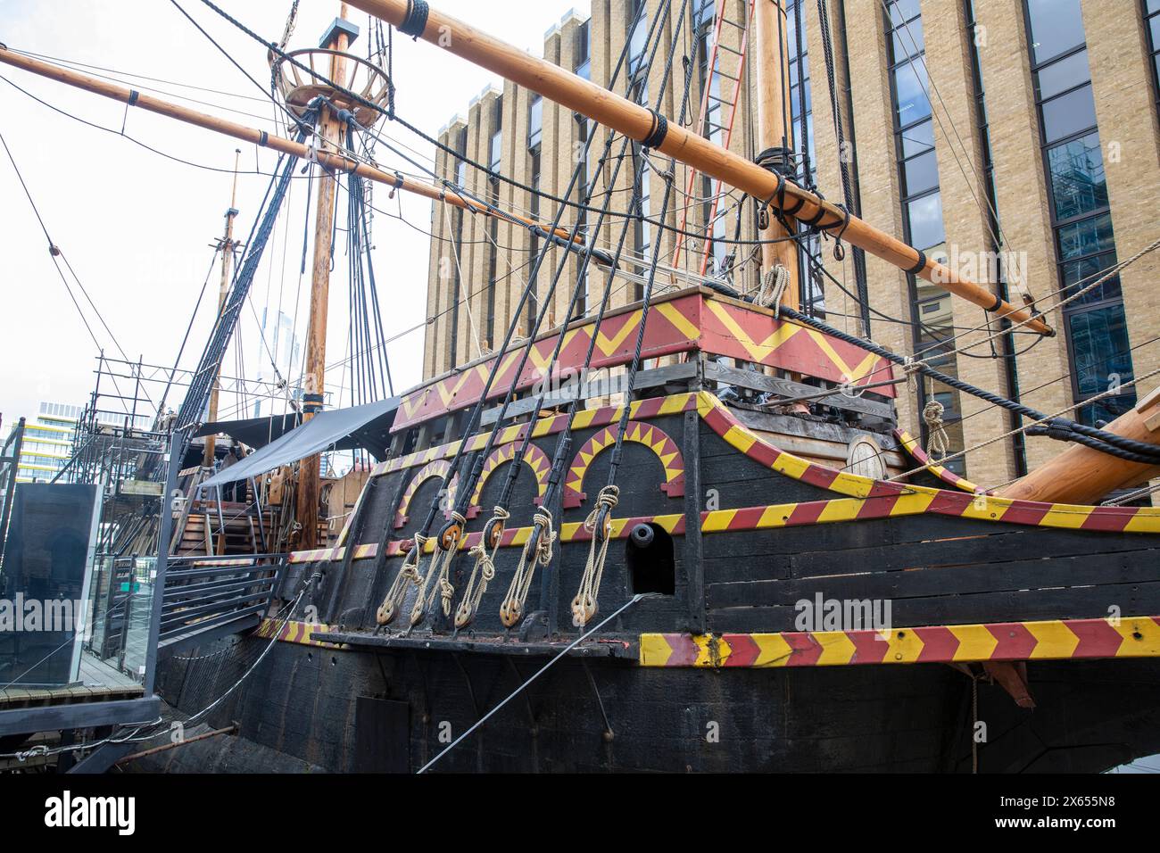 London England,The Golden Hinde Stock Photo - Alamy