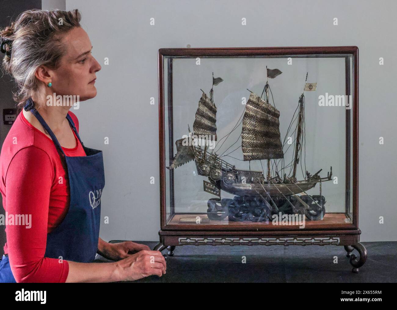 Olympia Auctions London 13 May 2024 A rare large Chinese export silver ...