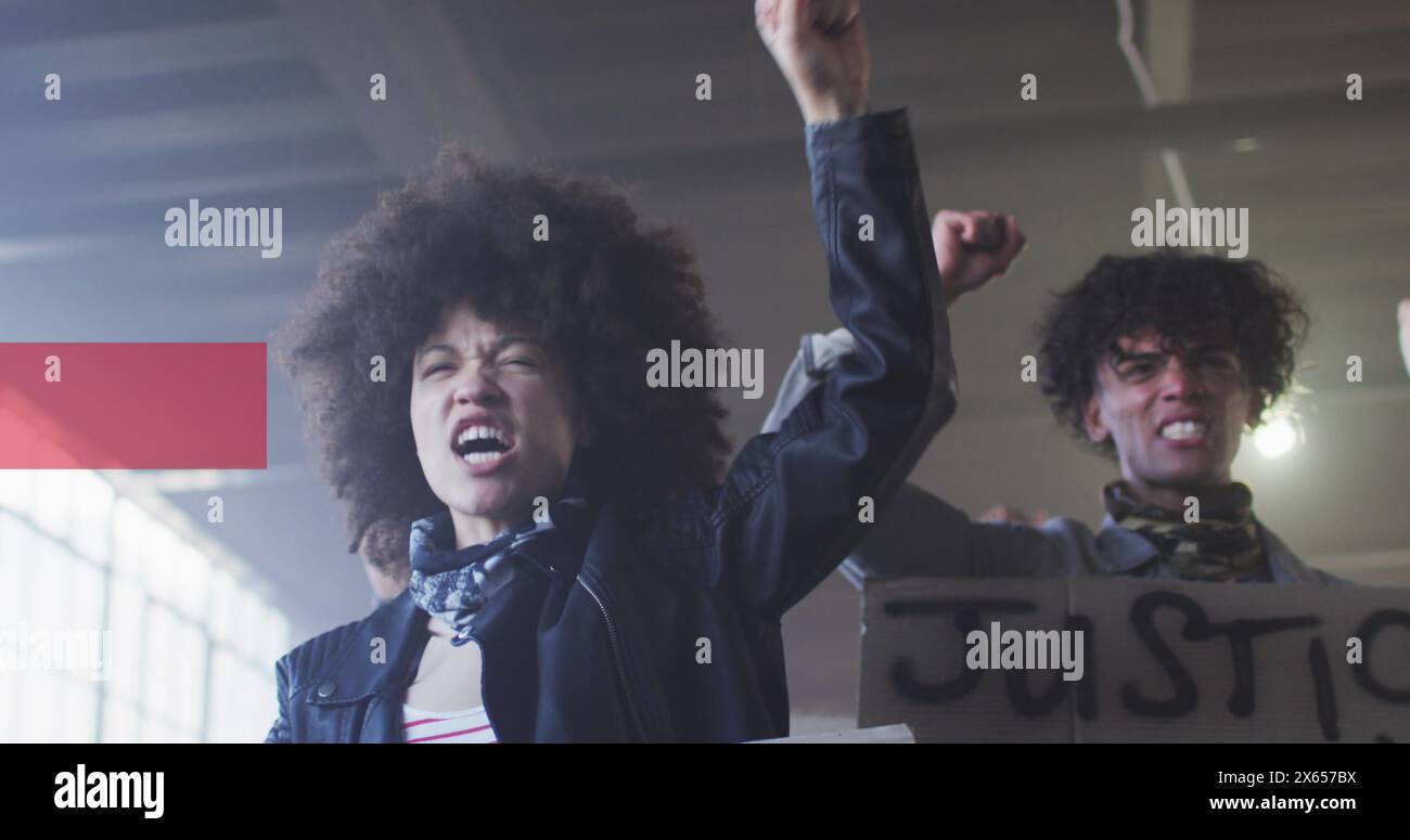 Chanting protest hi-res stock photography and images - Alamy