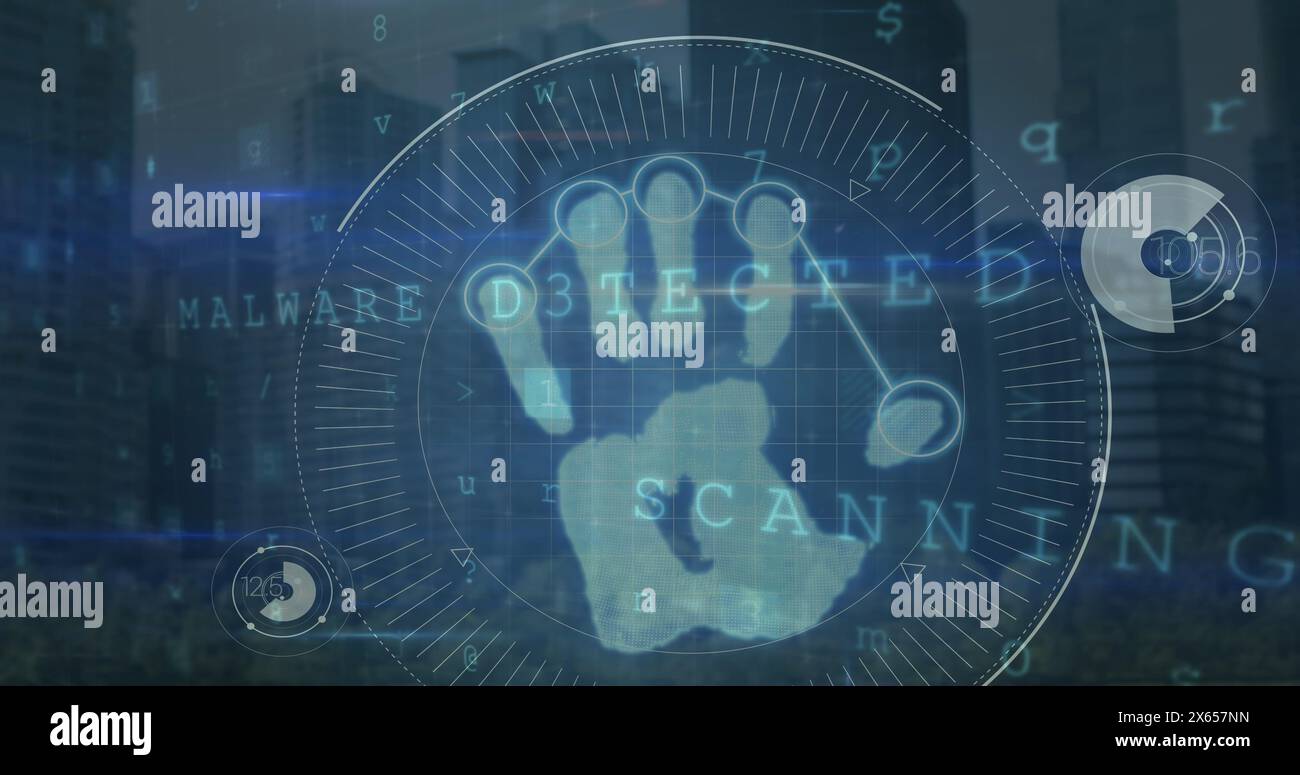 Man using security touchscreen code hi-res stock photography and images ...