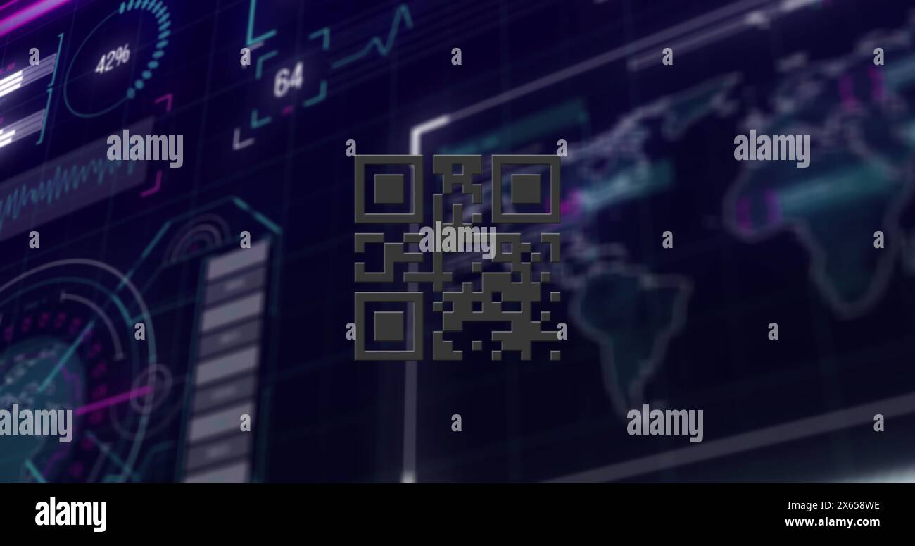 Animation binary code data processing hi-res stock photography and ...