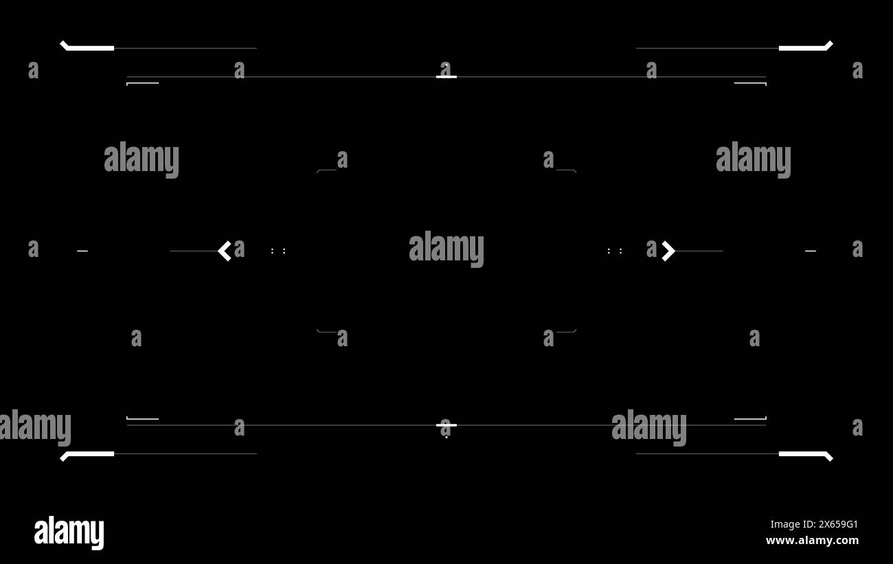 Cyberpunk style distorted HUD screen Stock Vector Image & Art - Alamy
