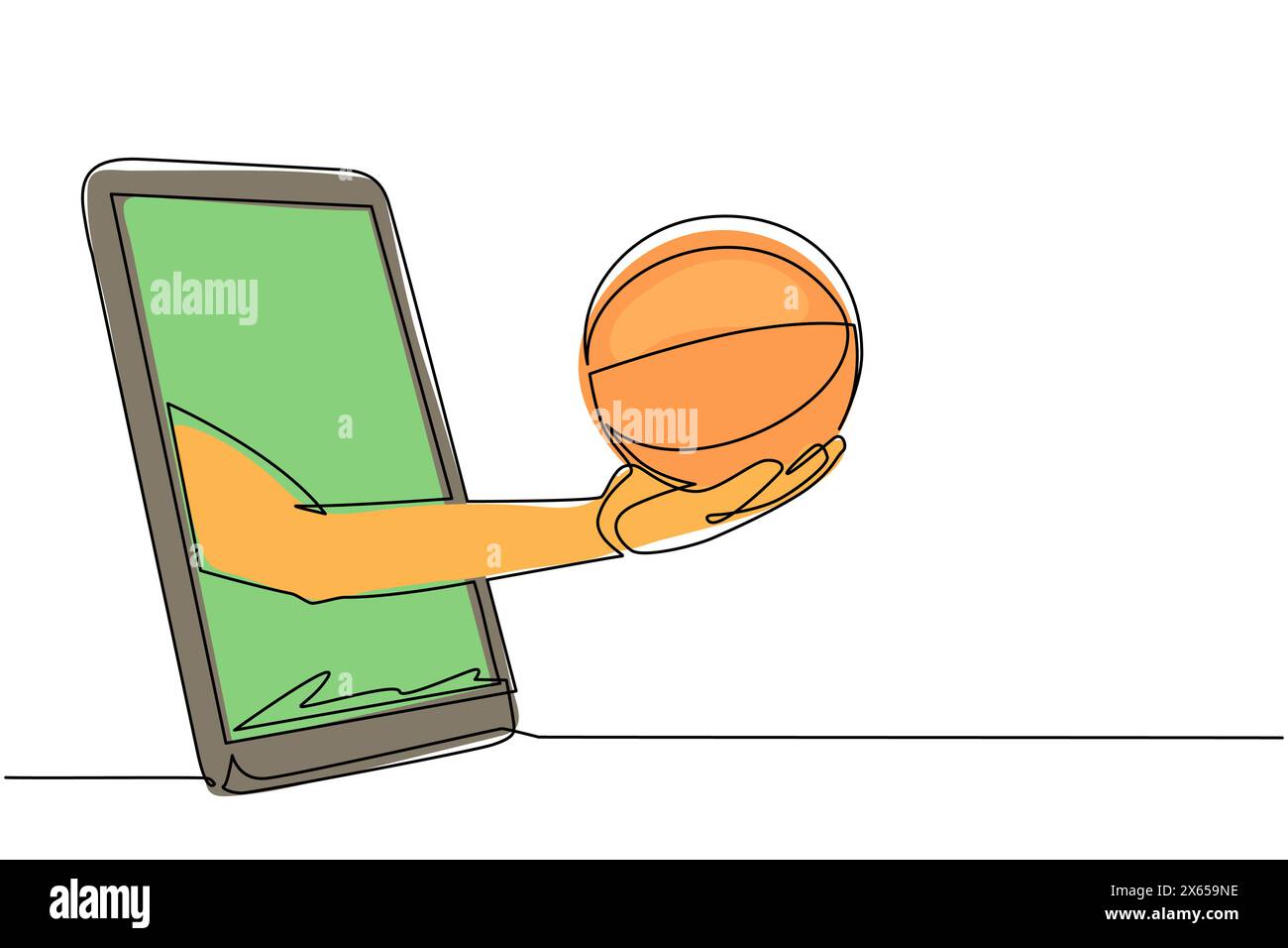 Hand smartphone sports Stock Vector Images - Alamy