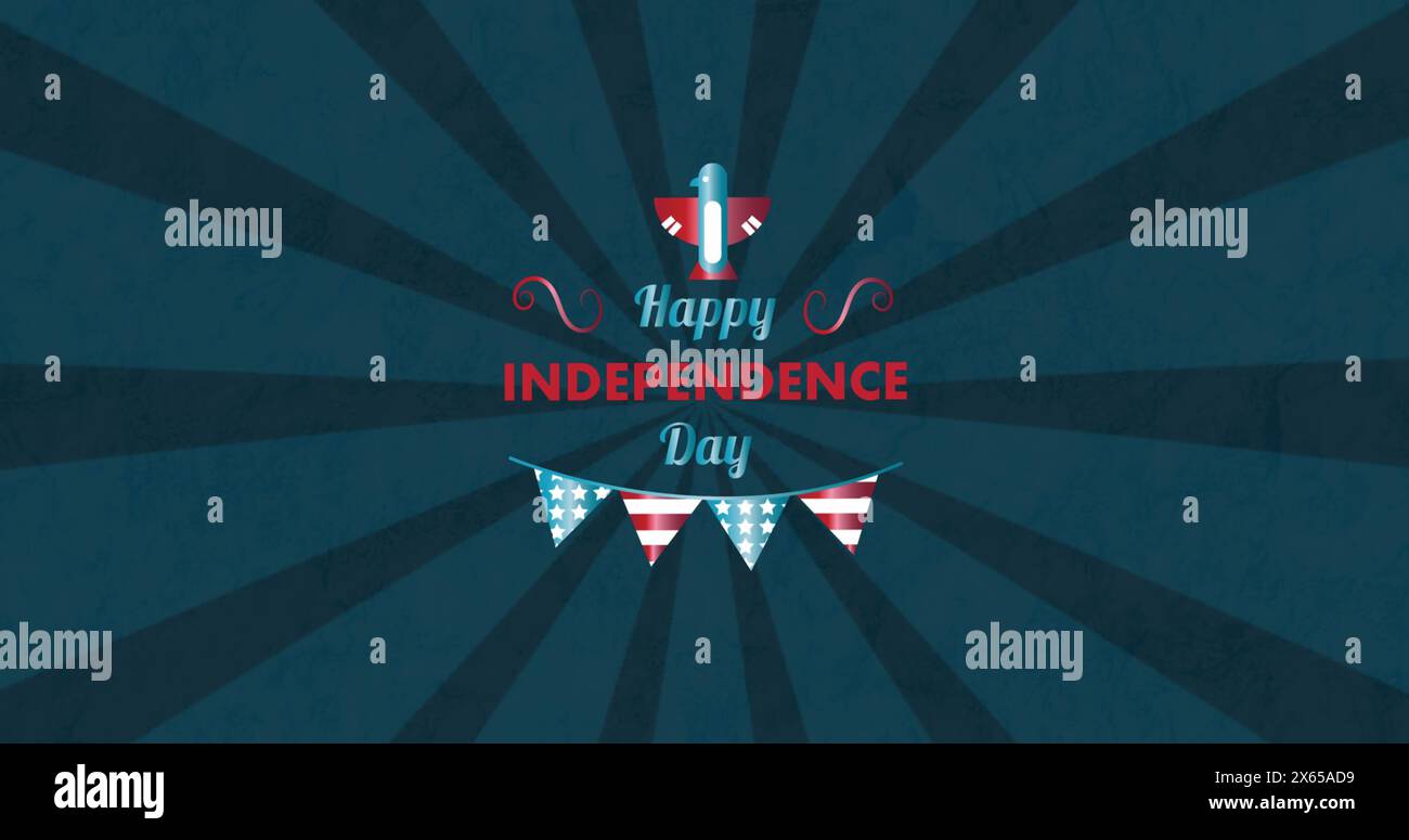 Happy independence day text animation hi-res stock photography and ...