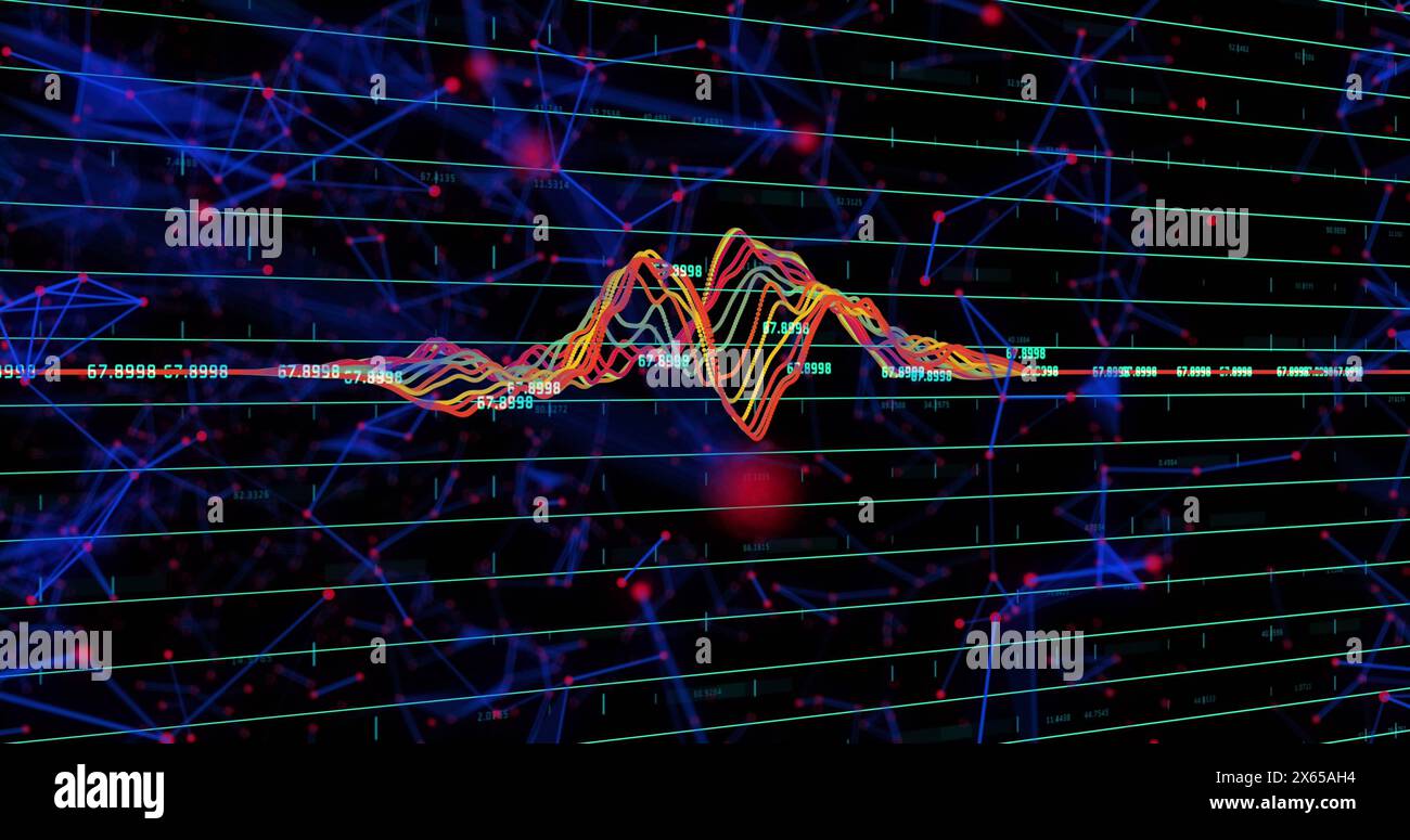 Animation graphs data on digital hi-res stock photography and images ...