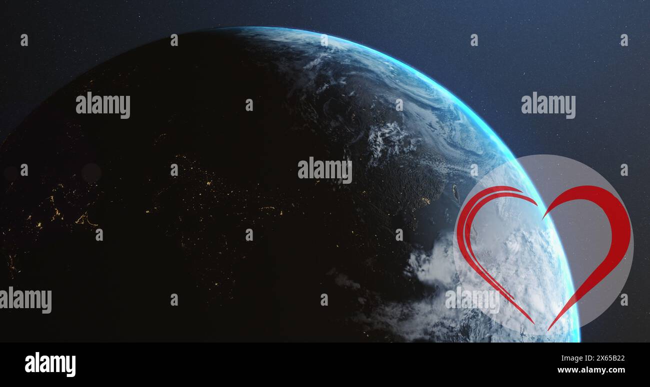 Animation globe spinning world map hi-res stock photography and images ...