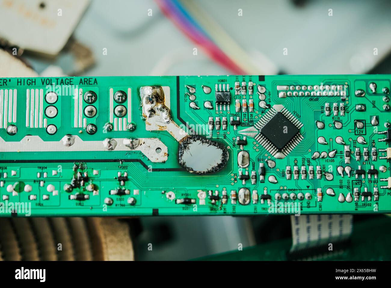 Burnt components hi-res stock photography and images - Alamy