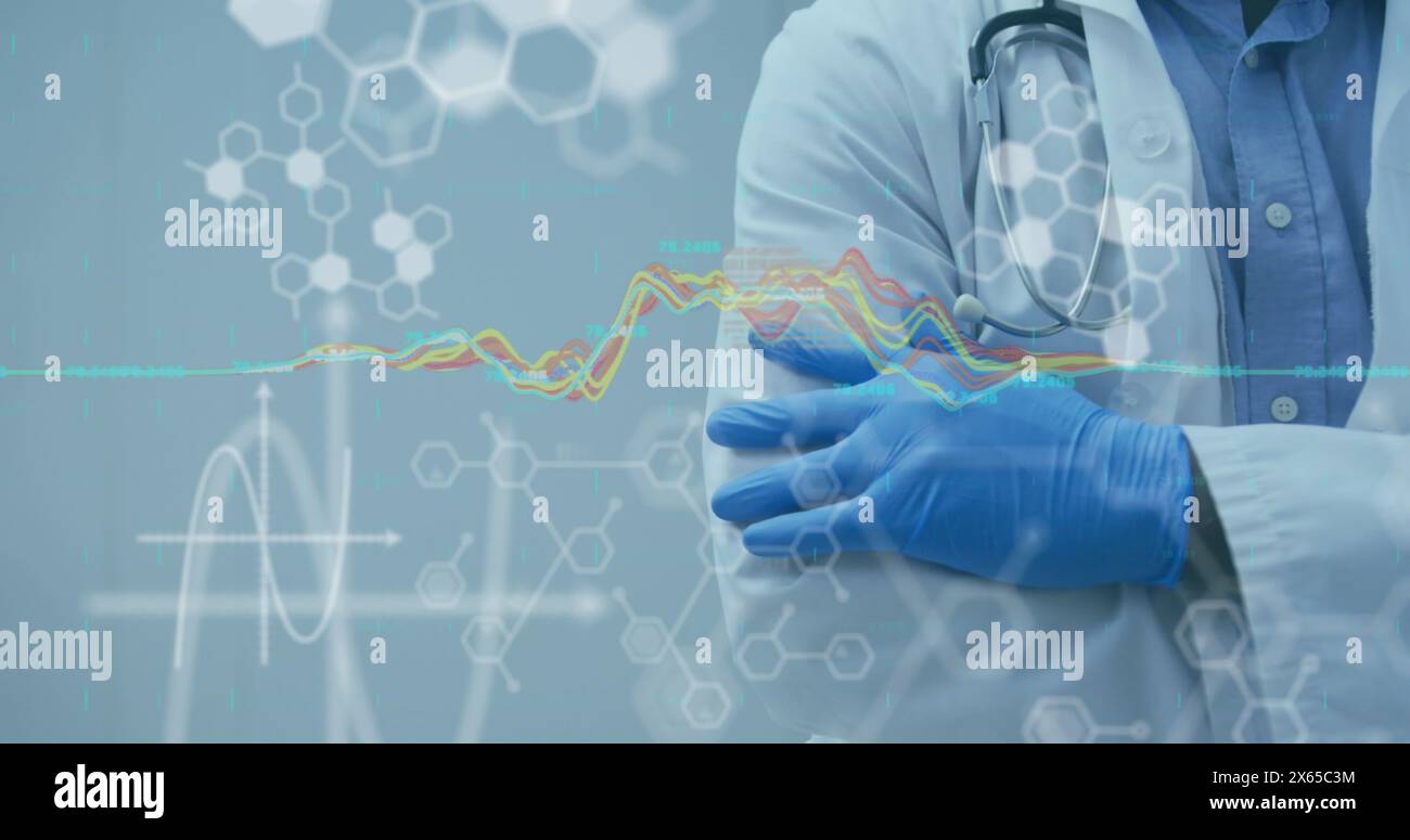 Dna structure against microscope hi-res stock photography and images ...