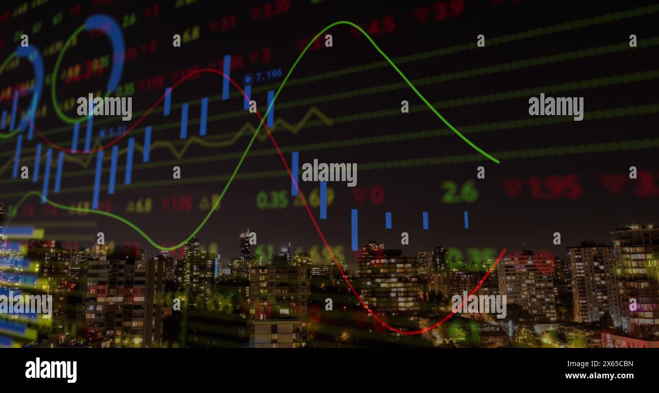 Graphs overlaying hi-res stock photography and images - Alamy